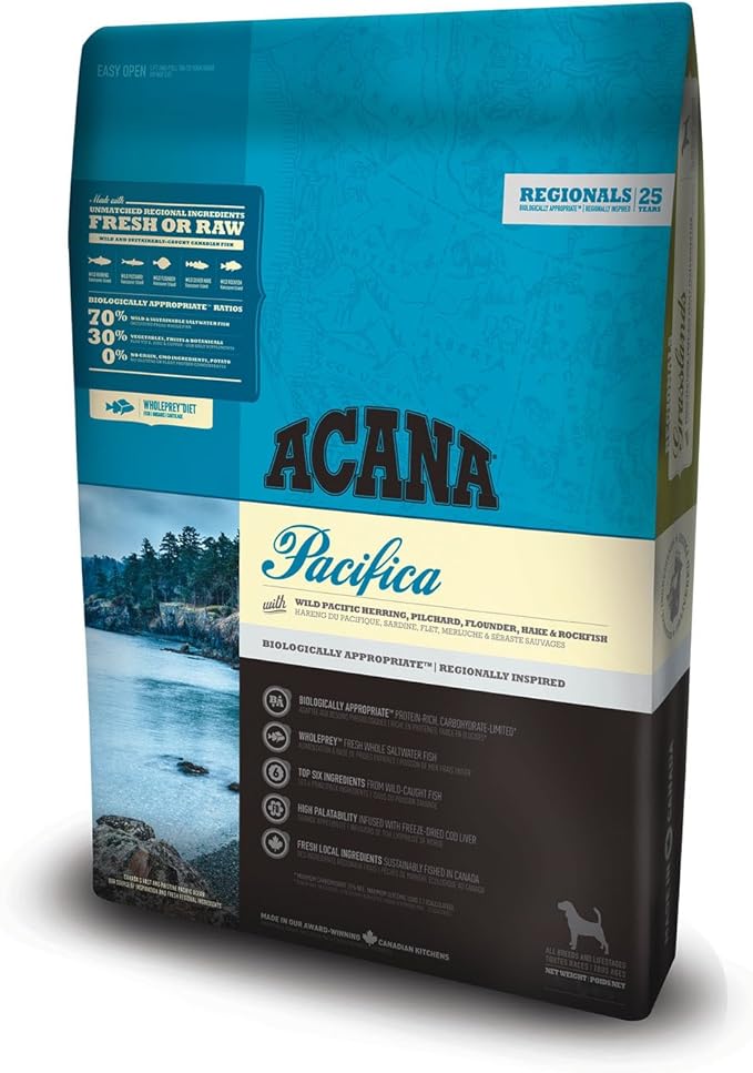 ACANA - Pacifica Comida para Perro 11.4 kg, 1 Saco: Amazon.es ...