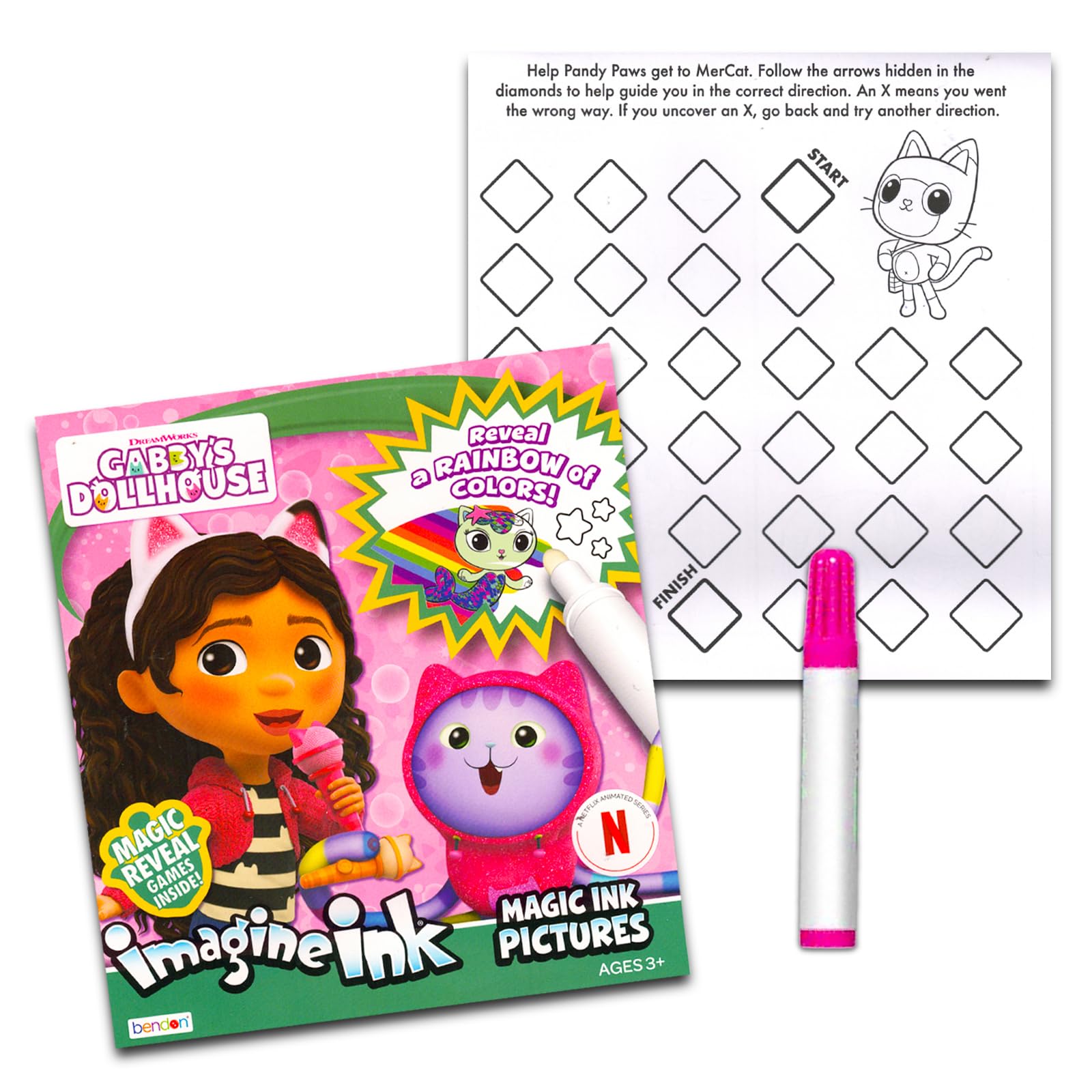 Mua Dreamworks Gabby's Dollhouse Imagine Ink Coloring Book Set for Kids ...