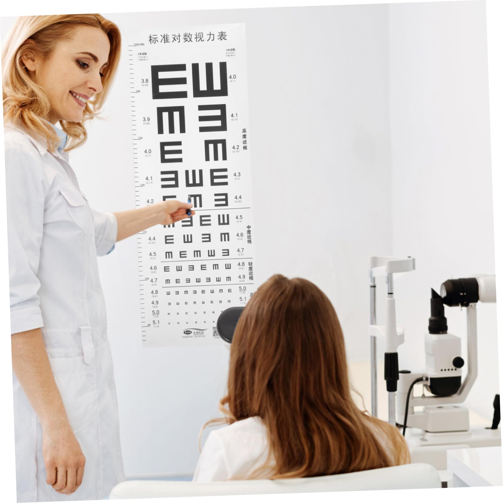Mua iplusmile Eye Charts for Eye Exams, 2 in 1 Visual Testing Chart and ...