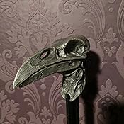 Amazon.com: Raven Skull Cane: Handmade