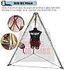 Tripod Rescue System With 1200ibs Winch, Aluminum Confined Space Tripod ...