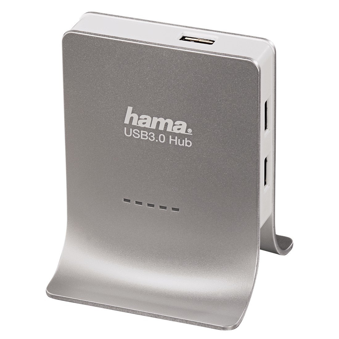 Hama 4-Port USB 3.0 Hub mit Netzteil Silber: Amazon.de: Computer & Zubehör
