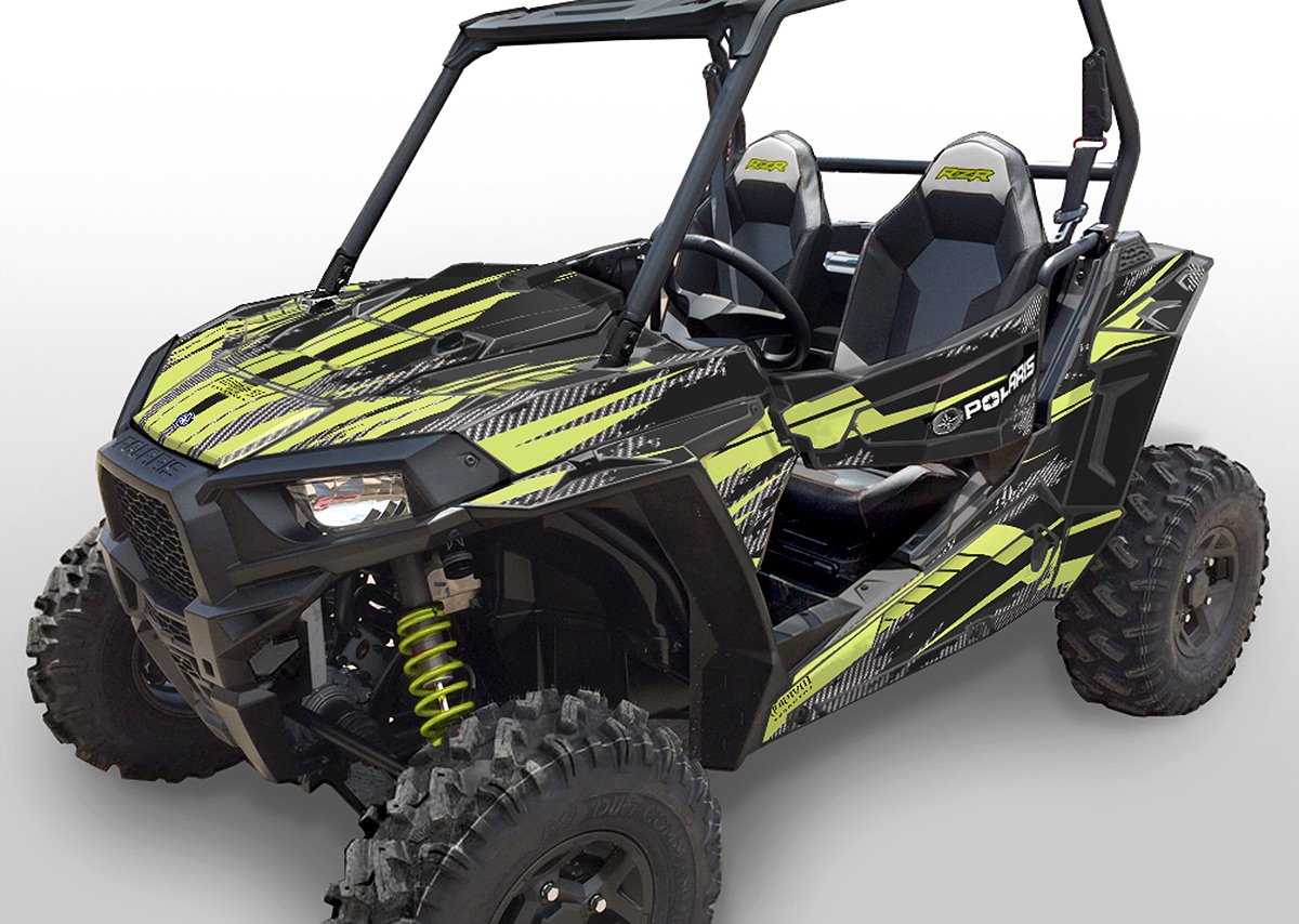 Amazon.com: Polaris RZR 900-S Graphics (2015+) Racer-X Black Background ...