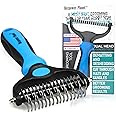 Maxpower Planet Pet Grooming Brush - Double Sided Shedding, Dematting ...