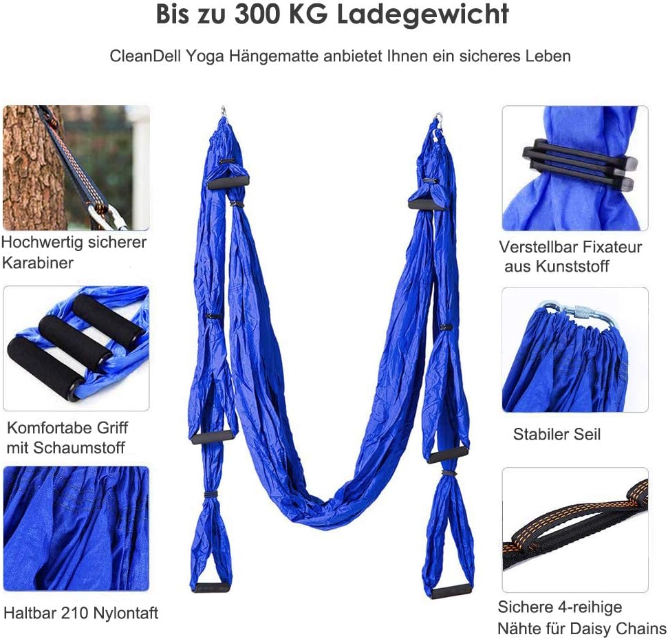 MANLI Yoga Hammock Aerial Yoga Flying Yoga Swing Trapeze Sling ...