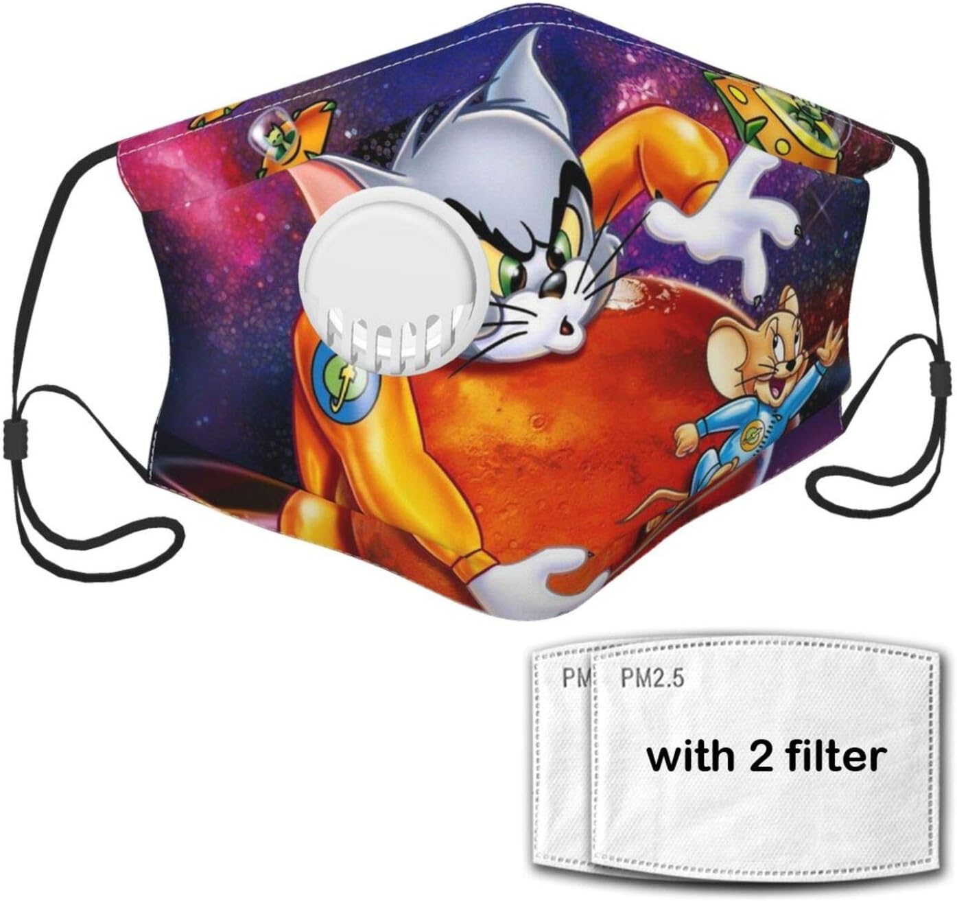 Tom-And-Jerry-55 Half Face Mask Masks Cotton Windproof Anti Reusable ...