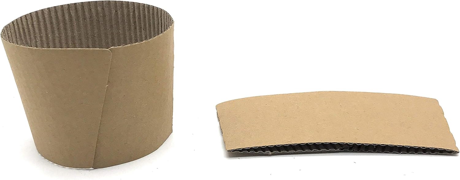 Amazon.com: [850 Count] Disposable Corrugated Hot Cup Sleeves Java ...