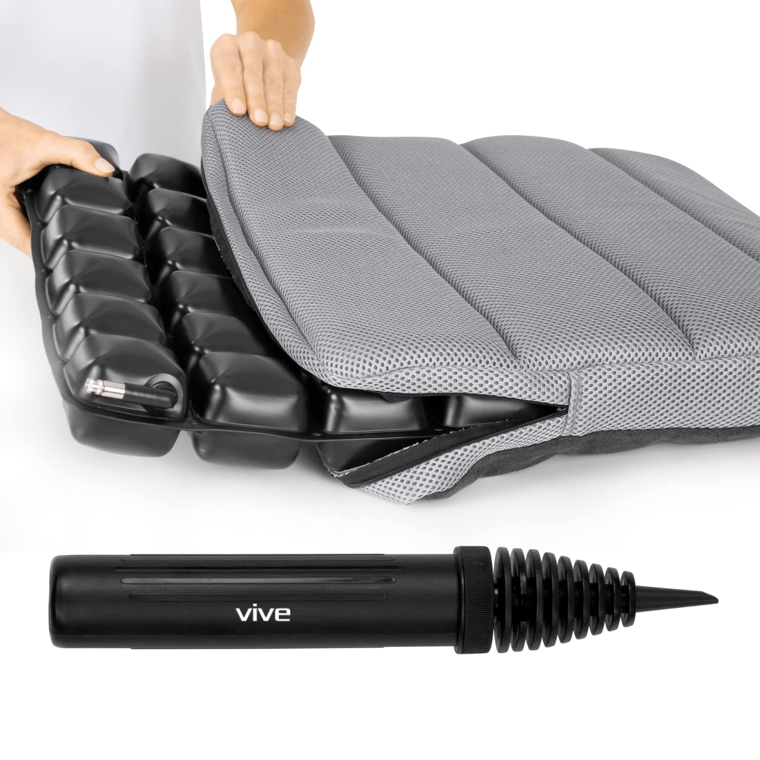 Mua Vive Air Inflatable Seat Cushion - Adjustable Air Pressure Relief ...
