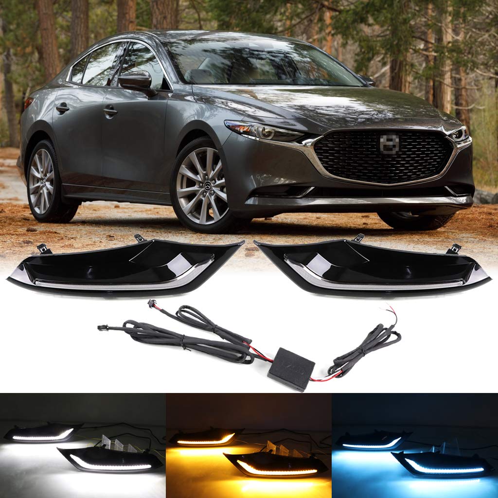 Dreamseek LED DRL for Mazda 3 Sedan 2019 2020 2021 2022 2023 2024 2025 ...