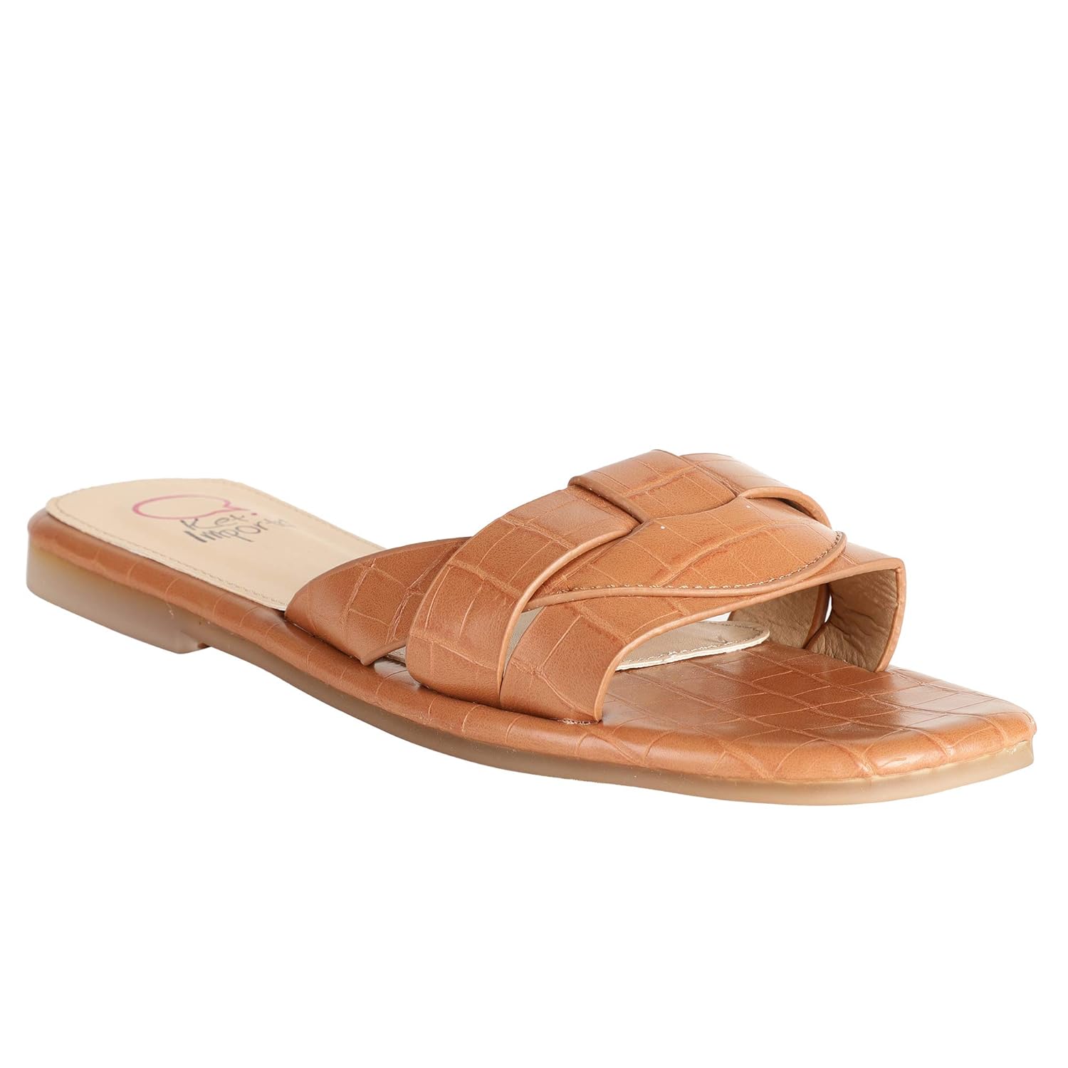 Buy KetImporta by Kin's Women/Girl Flat Sandal - 68311-A1 Camel at ...