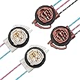 Amazon.com: RED WOLF 3156 3157 Pre-Wired Harness Pigtail Socket Connector Plug Install LED Bulbs ...