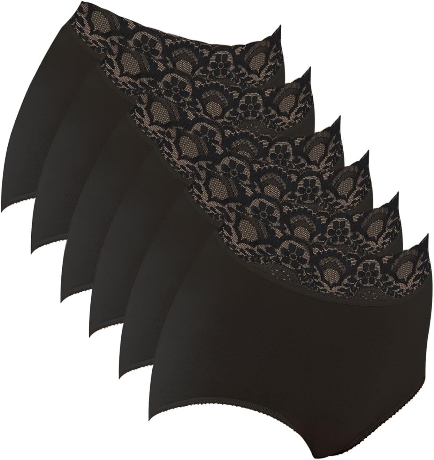 Bali Women`s Set of 6 Lacy Skamp Brief Panty: Amazon.ca: Clothing ...