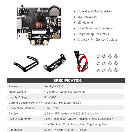 Mua HUSKYLENS - an Easy-to-use AI Machine Vision Sensor/Smart Vision Robot Camera- Face ...