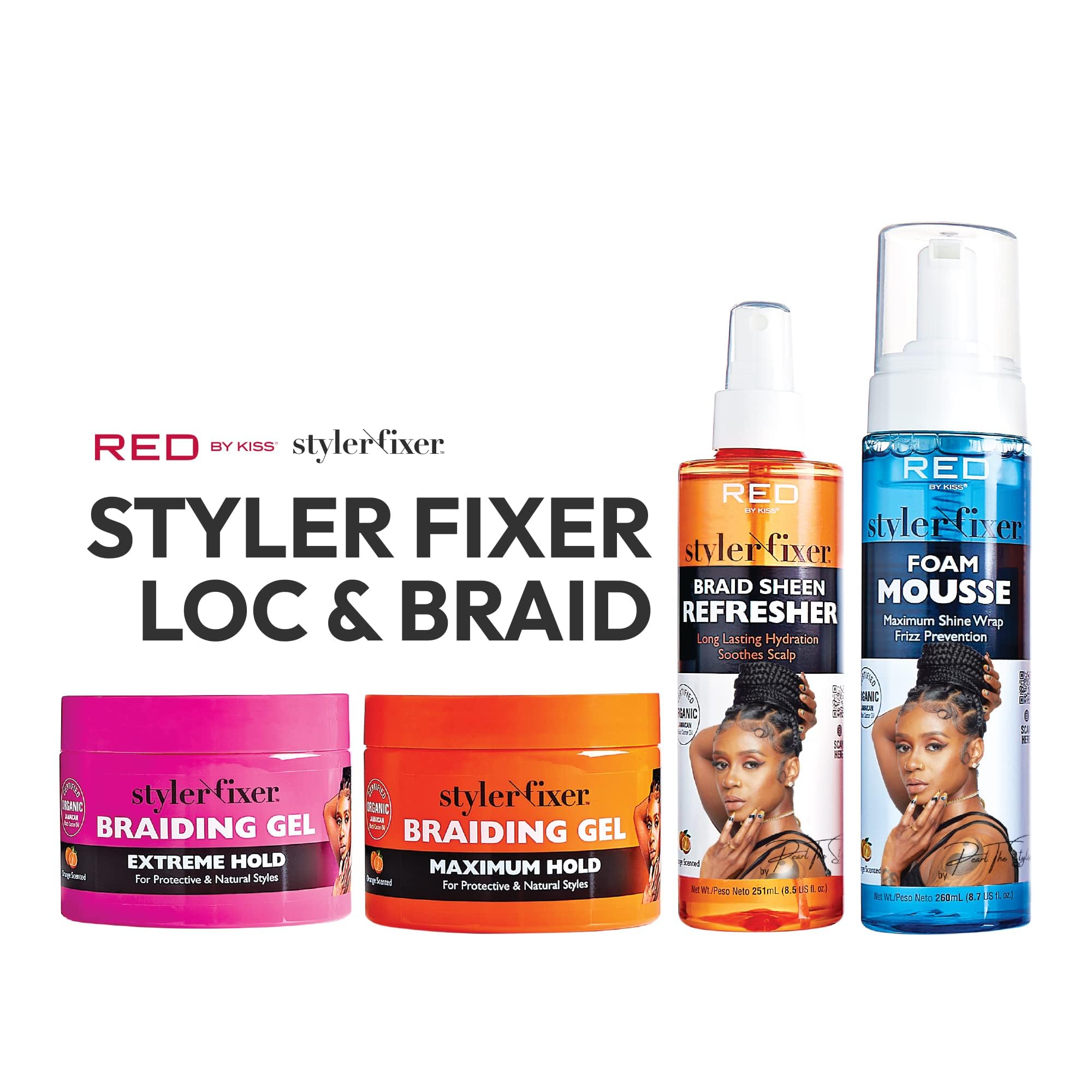 Mua Braiding Gel Extreme Hold Styler Fixer for Box Braids & Cornrows ...