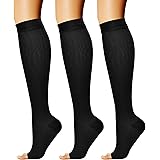 Amazon.com: Acture 15-20 mmHg Compression Socks for Men and Women, Open ...