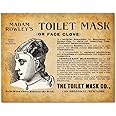 Amazon.com: Bizarre Toilet Mask - 11x14 Unframed Vintage Art Print ...