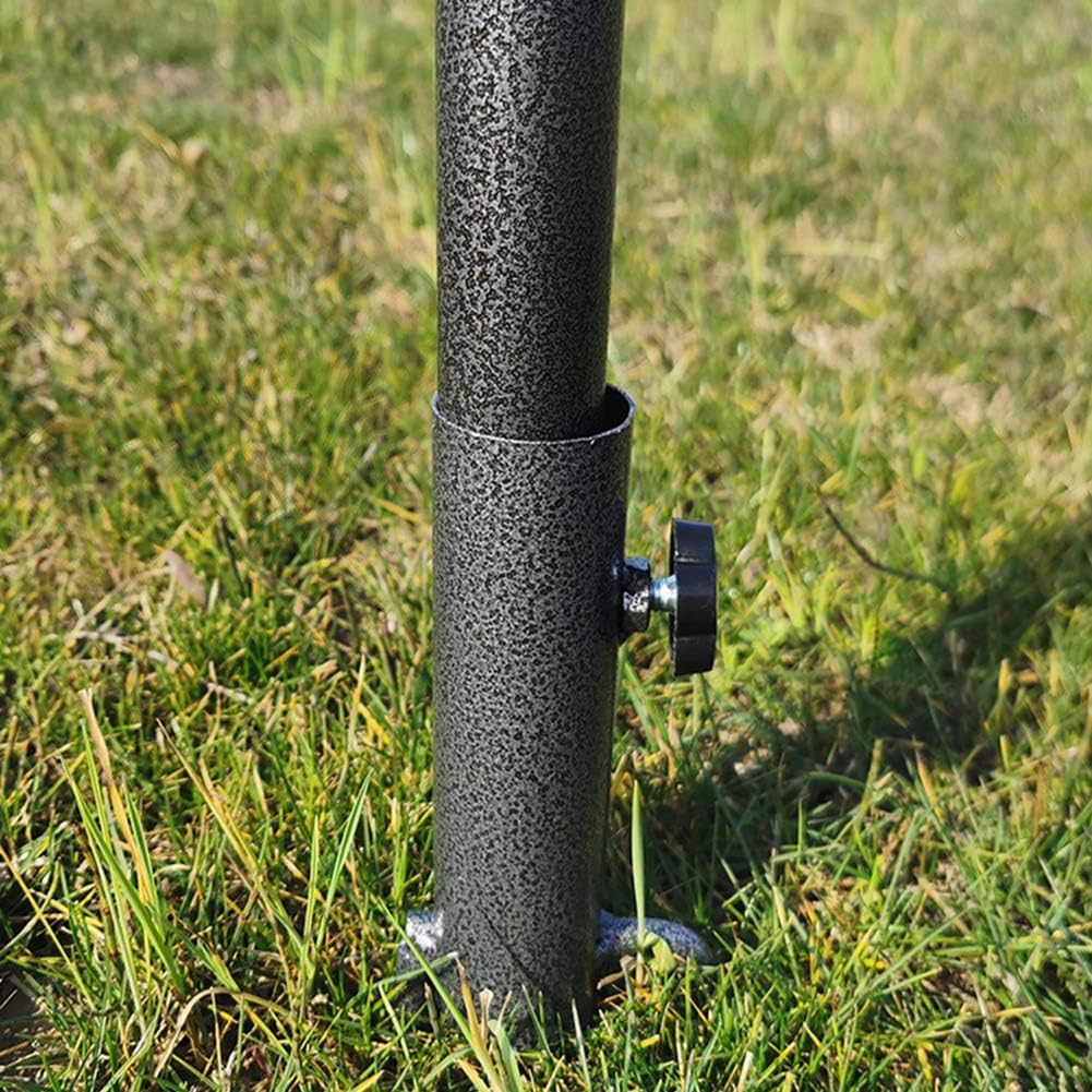 CLIUS Portable Umbrella Base Heavy Duty Umbrella Stand Outdoor Ground ...