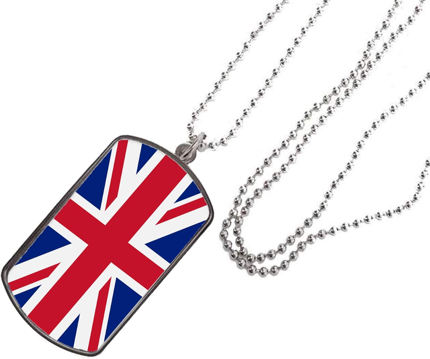 ShopQuality4U UK British Flag Dog Tag id Tags for People: Amazon.co.uk ...
