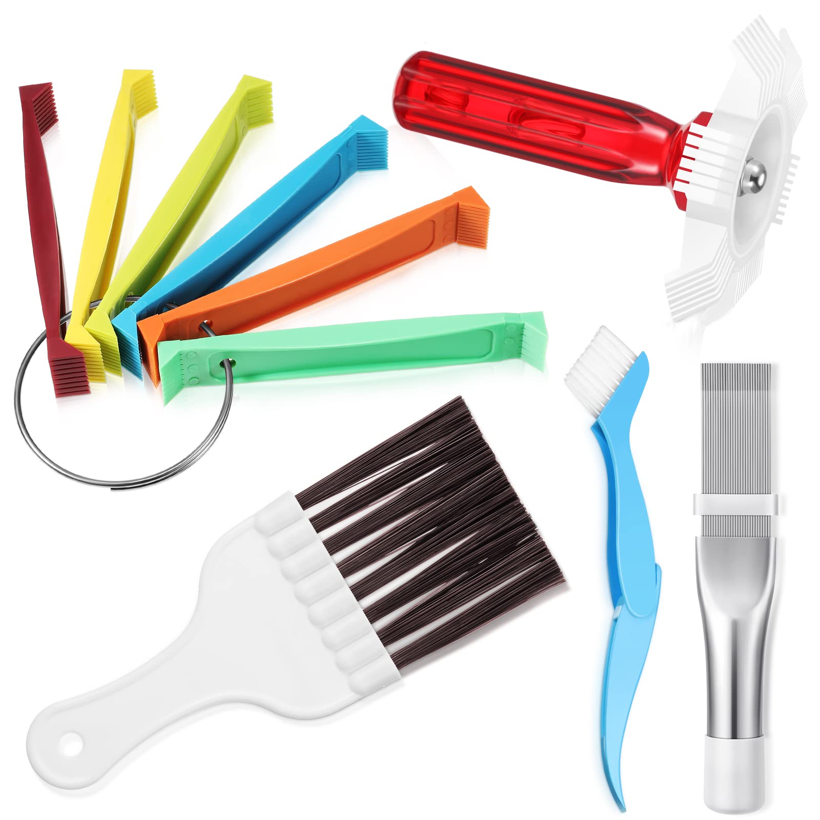 CHENGU 5 Pieces Air Conditioner Fin Cleaner Set 3 Different Fin Comb ...