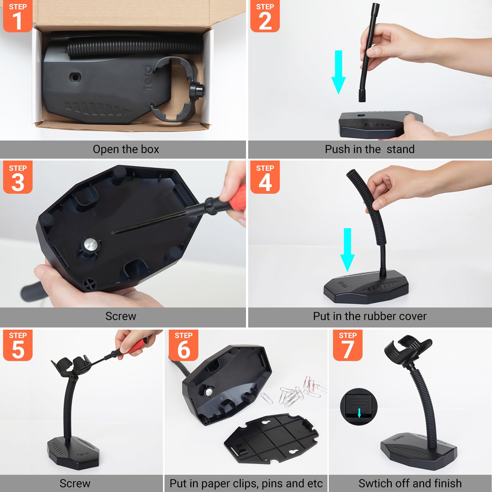 Mua Tera Universal Barcode Scanner Stand Hands Free Barcode Scanning ...