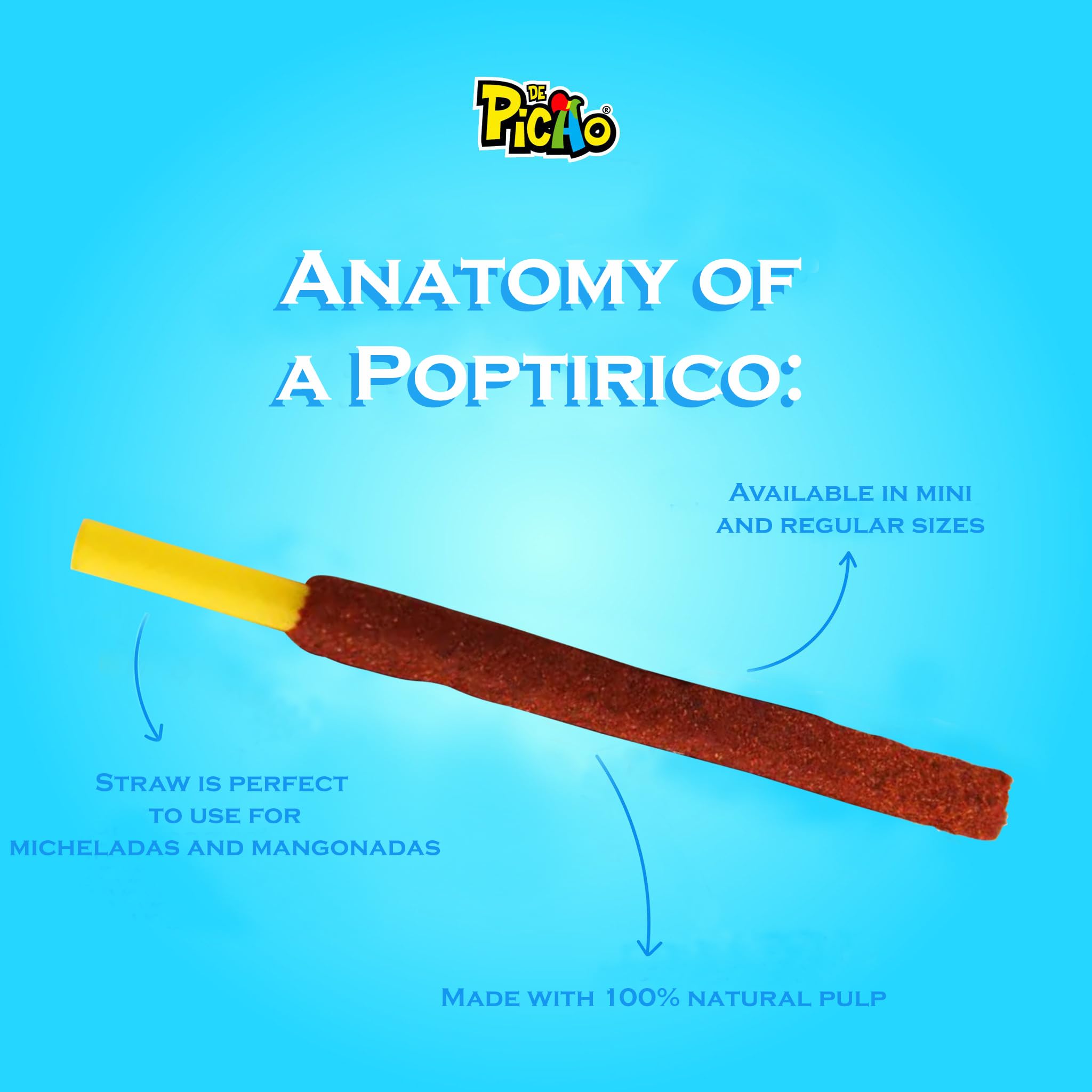 Mua PICAO Mexican Candy Tamarind Paste Candy Spicy Sticks Straw Chili ...