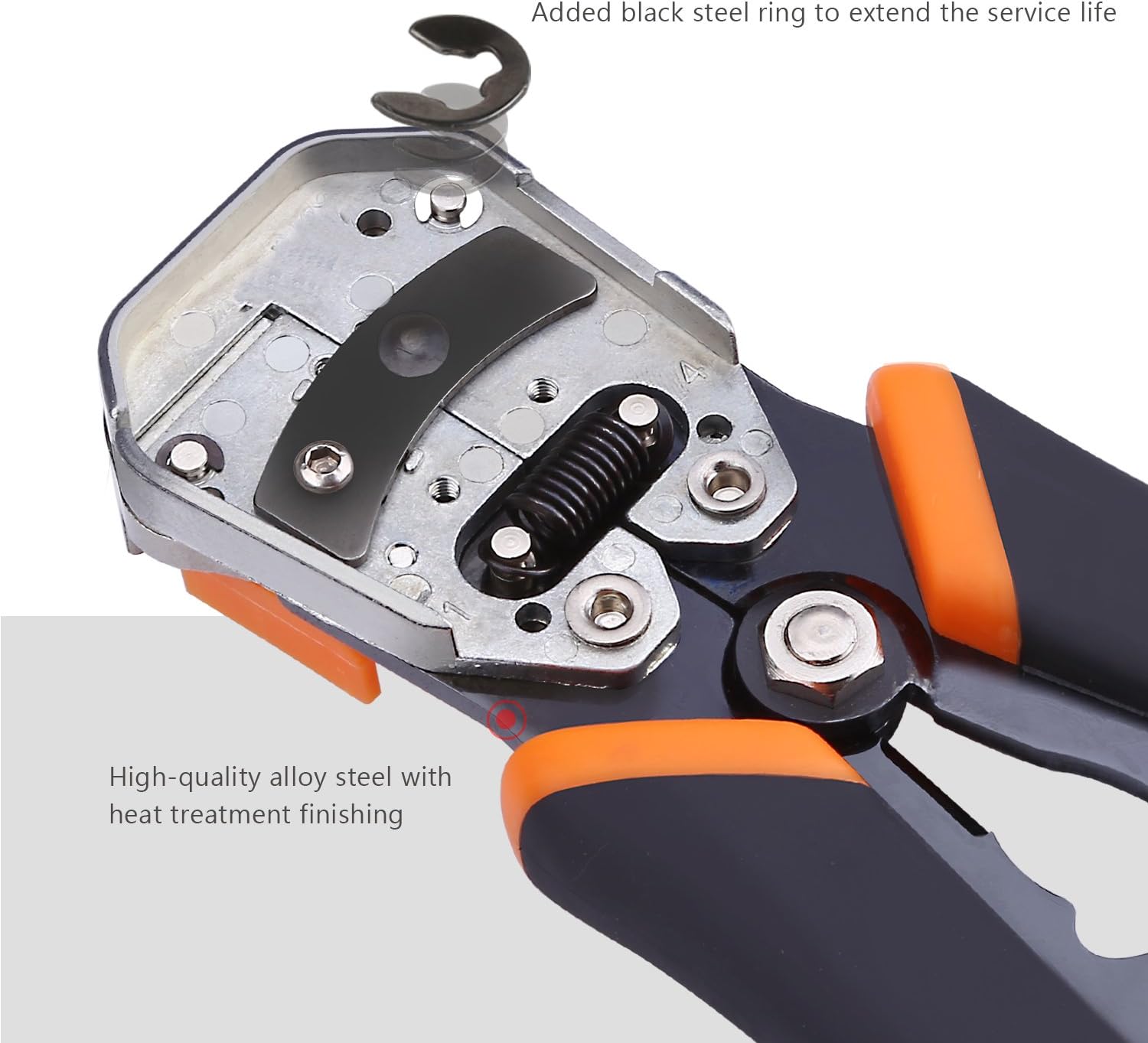 Wire Stripper, Tacklife MWS02 Compound Automatic Wire Stripper Plier 3 ...