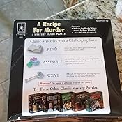 Amazon.com: Classic Mystery Jigsaw Puzzle - Recipe for Murder: Toys & Games