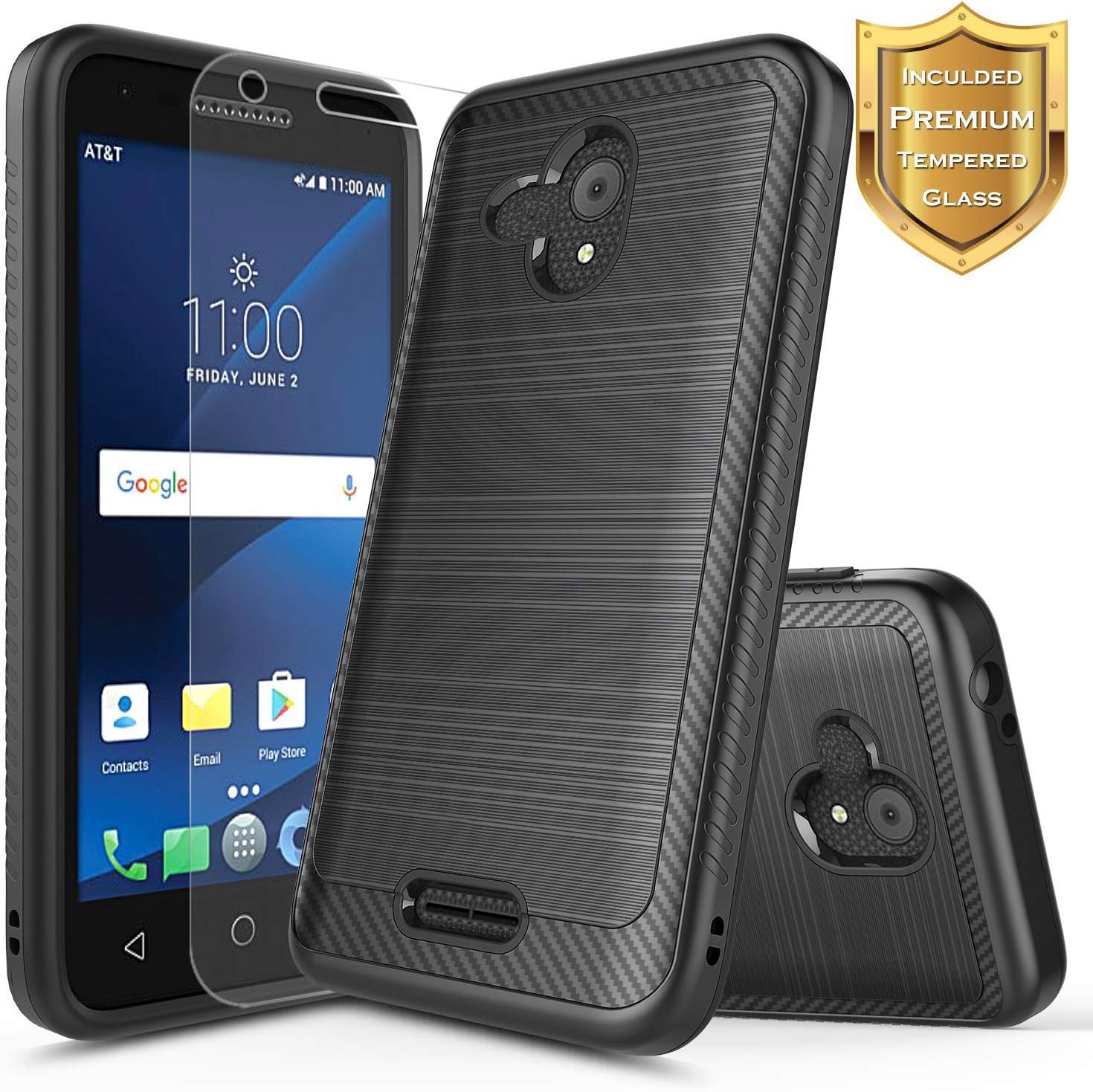 Amazon.com: Alcatel IdealXCITE Case, Alcatel Raven LTE (A574BL ...