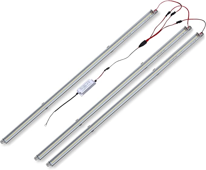 LED Troffer Retrofit Kit 2x4 FT 60W Magnetic, 7800lm, 5000K, T8 T10 T12 ...
