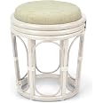 Amazon.com: Pier Handmade Rattan Wicker Vanity Bedroom Stool Fully ...