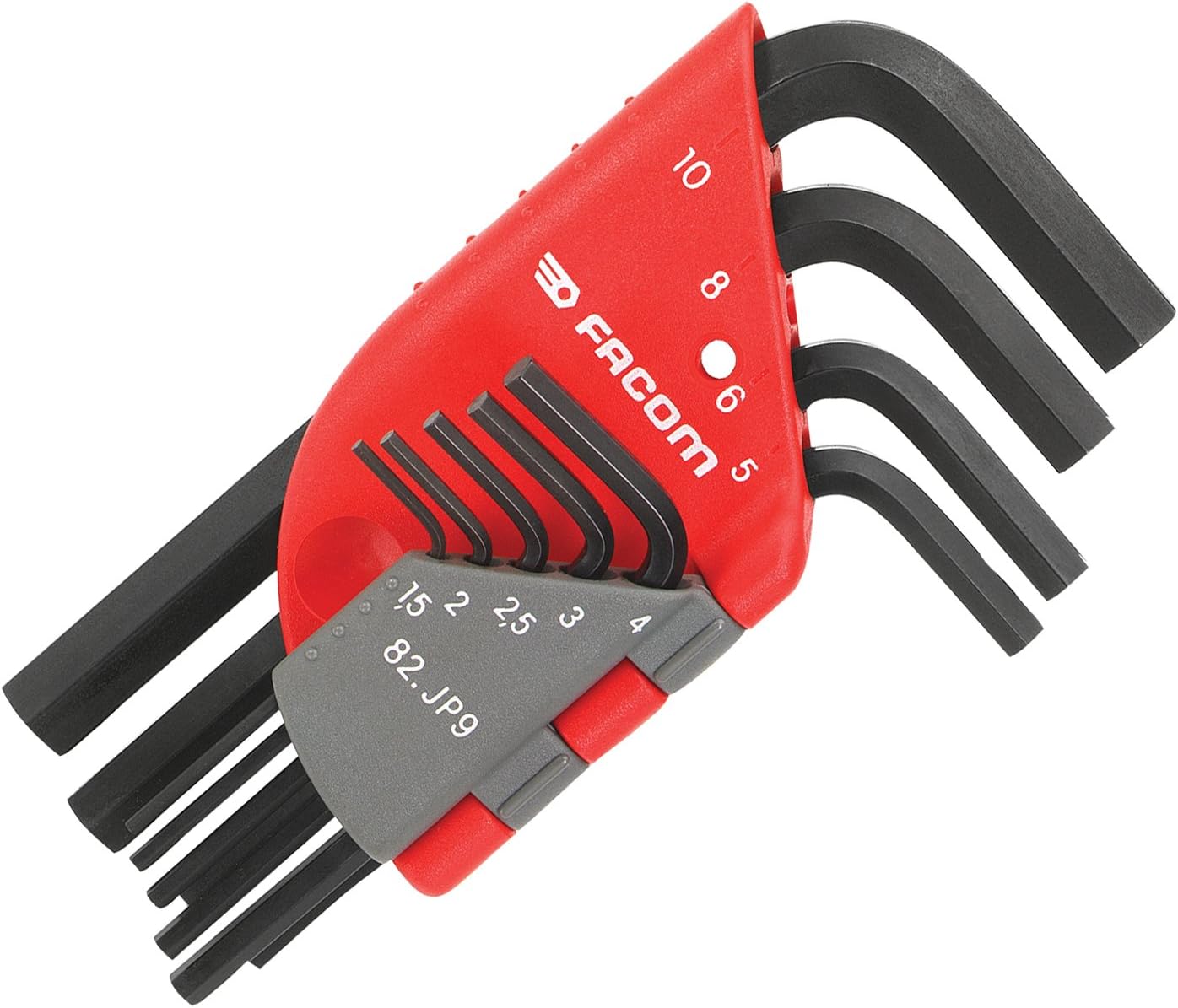 Facom FCM82HJP9 82H.JP9 1.5 - 10mm Metric Hexagon Key Set (9 Pieces ...