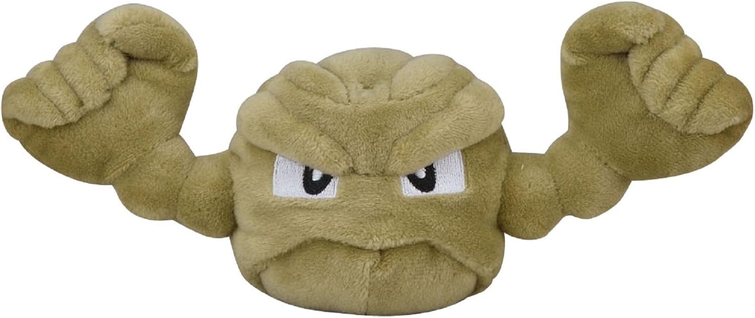 Pokemon Center Original Pokemon Fit Geodude Racaillou Kleinstein Plush ...