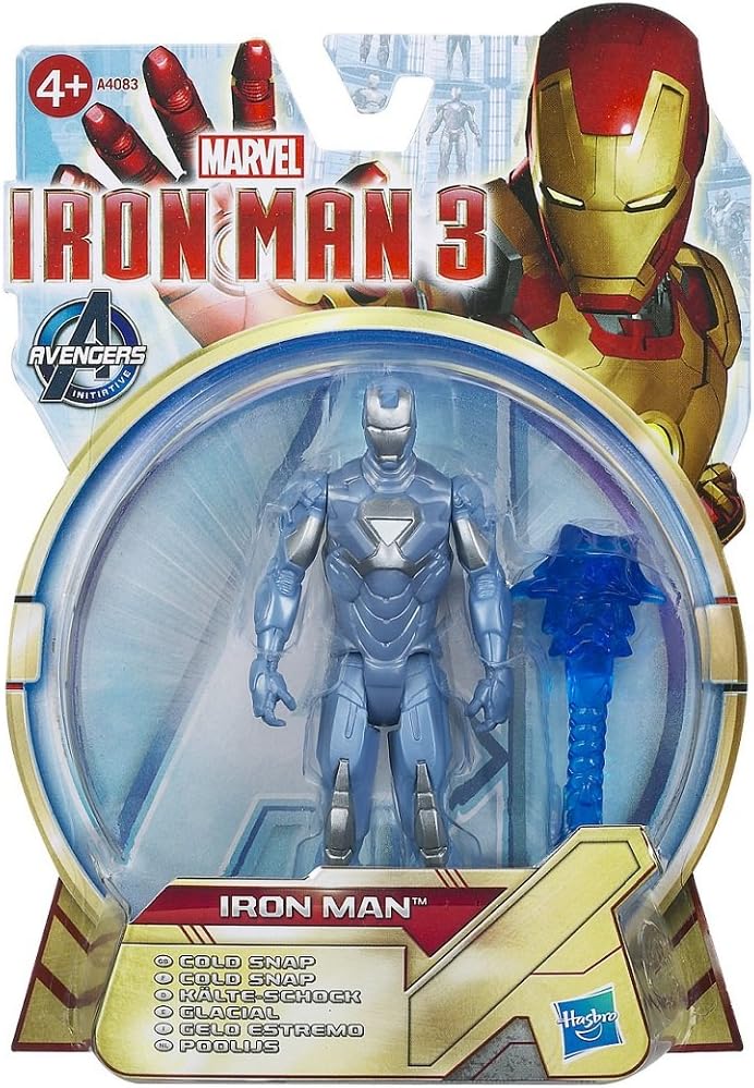 HASBRO MARVEL AVENGERS IRON MAN 3 COLD SNAP FIGURE KIDS TOYS BRAND NEW ...
