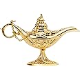 Amazon.com: Gold Aladdin Lamp Small Ornaments, Legend Aladding Magic Genie Lamp Wishing Light ...