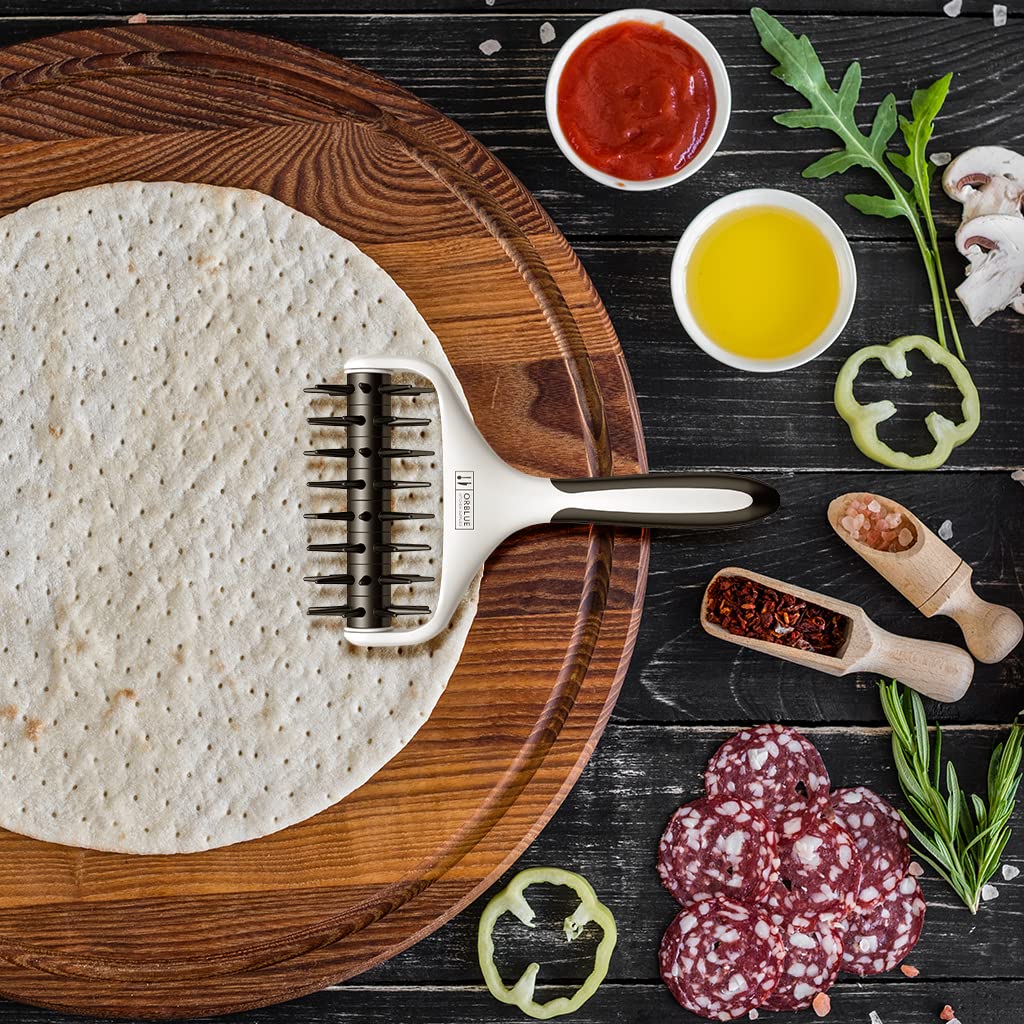 Mua Orblue Pizza Dough Docker Pastry Roller with Spikes, Pizza Docking ...