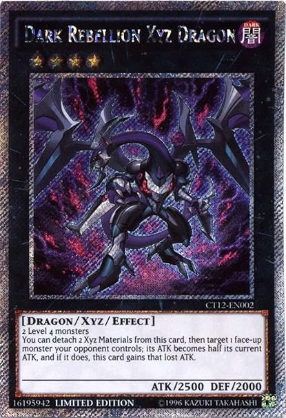 Yu-Gi-Oh! - Dark Rebellion Xyz Dragon (CT12-EN002) - 2015 Mega-Tin ...