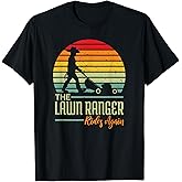 Amazon.com: the lawn ranger rides again lawnmower men boys T-Shirt ...