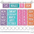 Amazon.com : Calendar Bulletin Board Set Rainbow Flip Calendar with ...