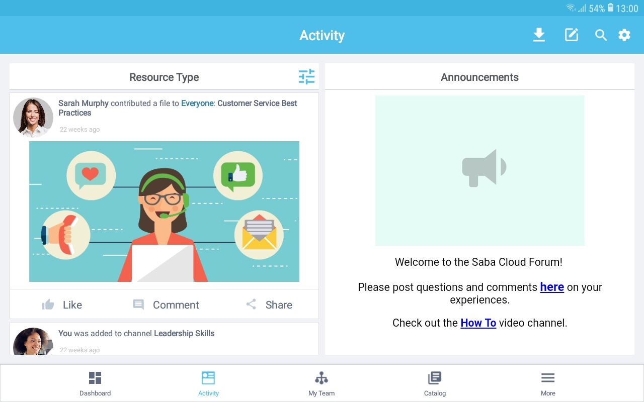 Saba Cloud: Amazon.com.au: Appstore for Android
