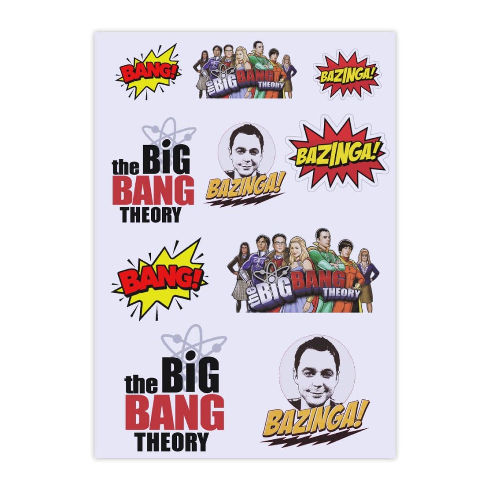 Mua Waterproof Sticker Set of 2/4/6 The Big Bang Theory Big Bang Theory ...