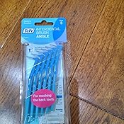 TePe Angle Red Interdental Brushes (0.5mm - Size 2) / Easy and simple ...