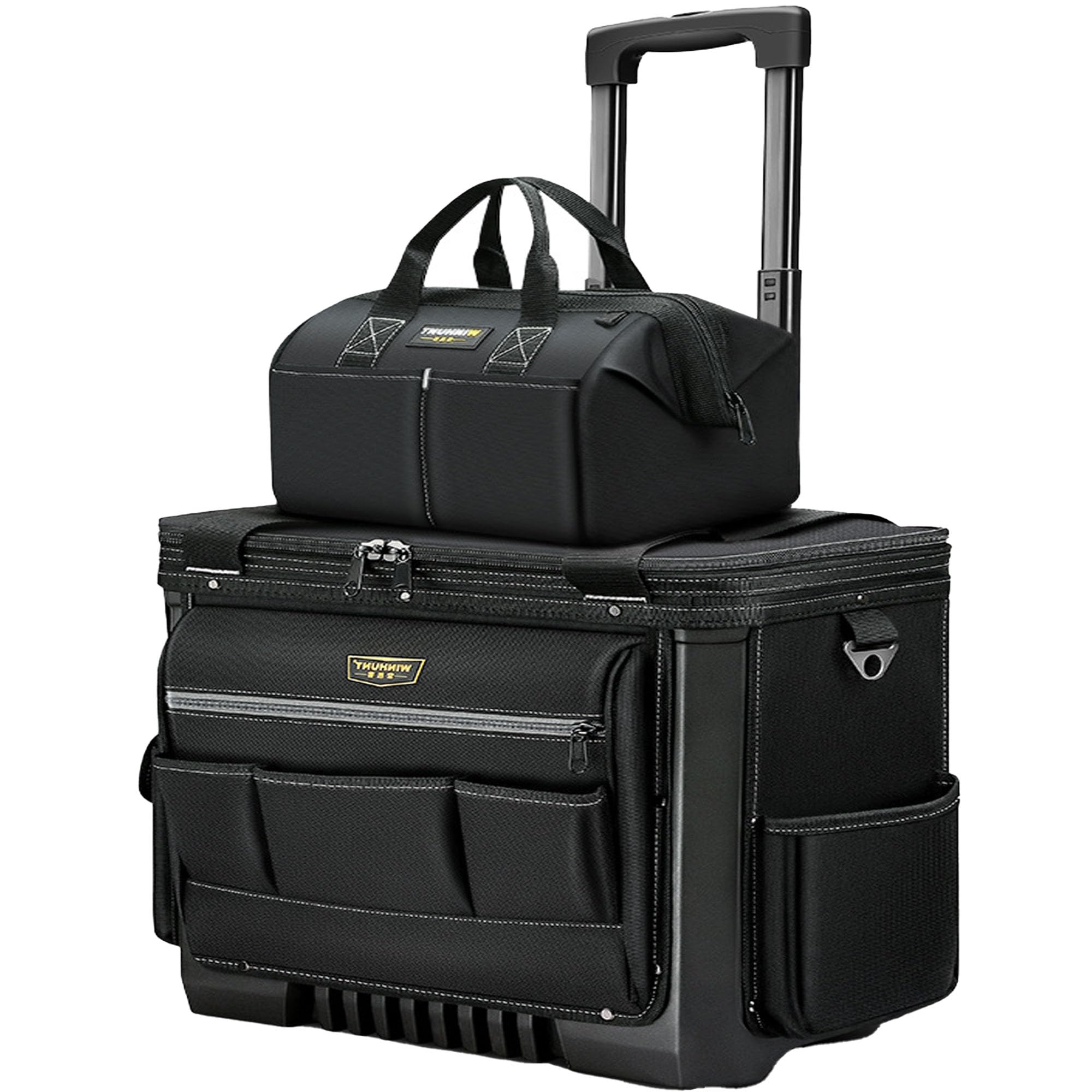 Mua Roller Tool Bag with Two Wheels, Large Portable Tool Bag with ...