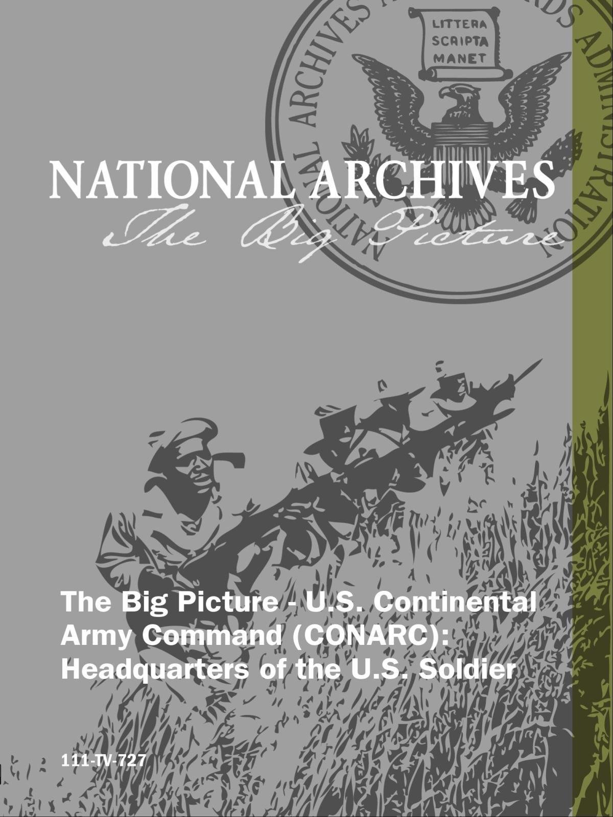 Amazon.com: The Big Picture - U.S. Continental Army Command (CONARC ...