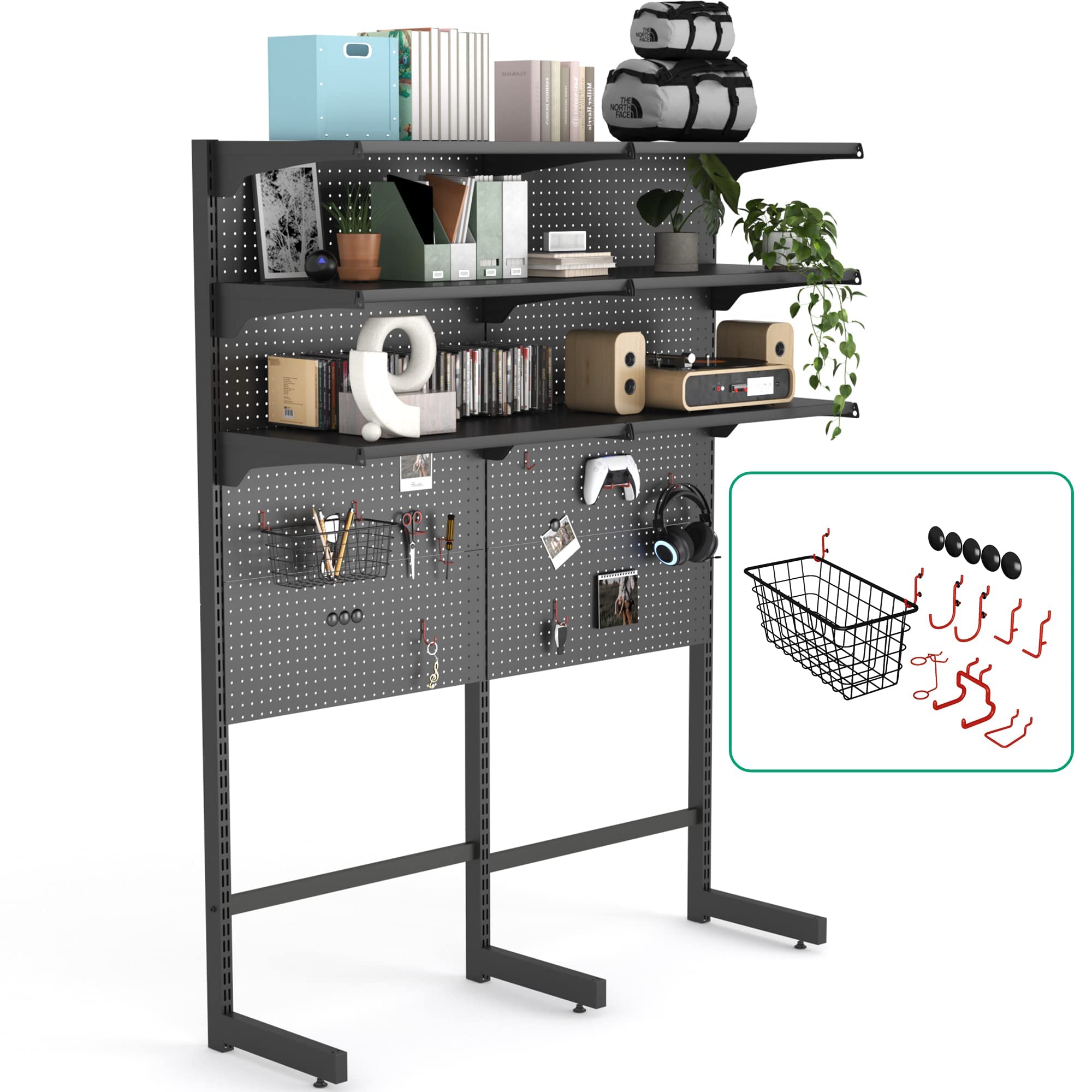 Mua DDB Gaming Pegboard Standing Shelf Units, Modular Pegboard and ...