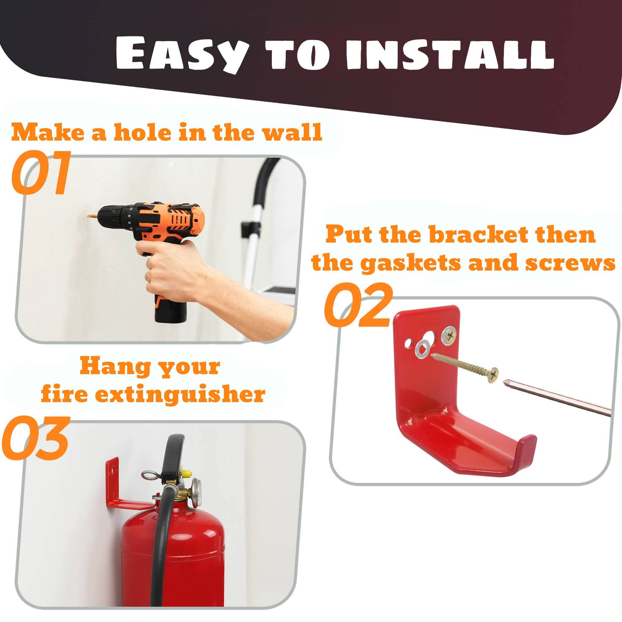 Mua Fire Extinguisher Mount, Wall Hook, Fire Extinguisher Bracket up to ...