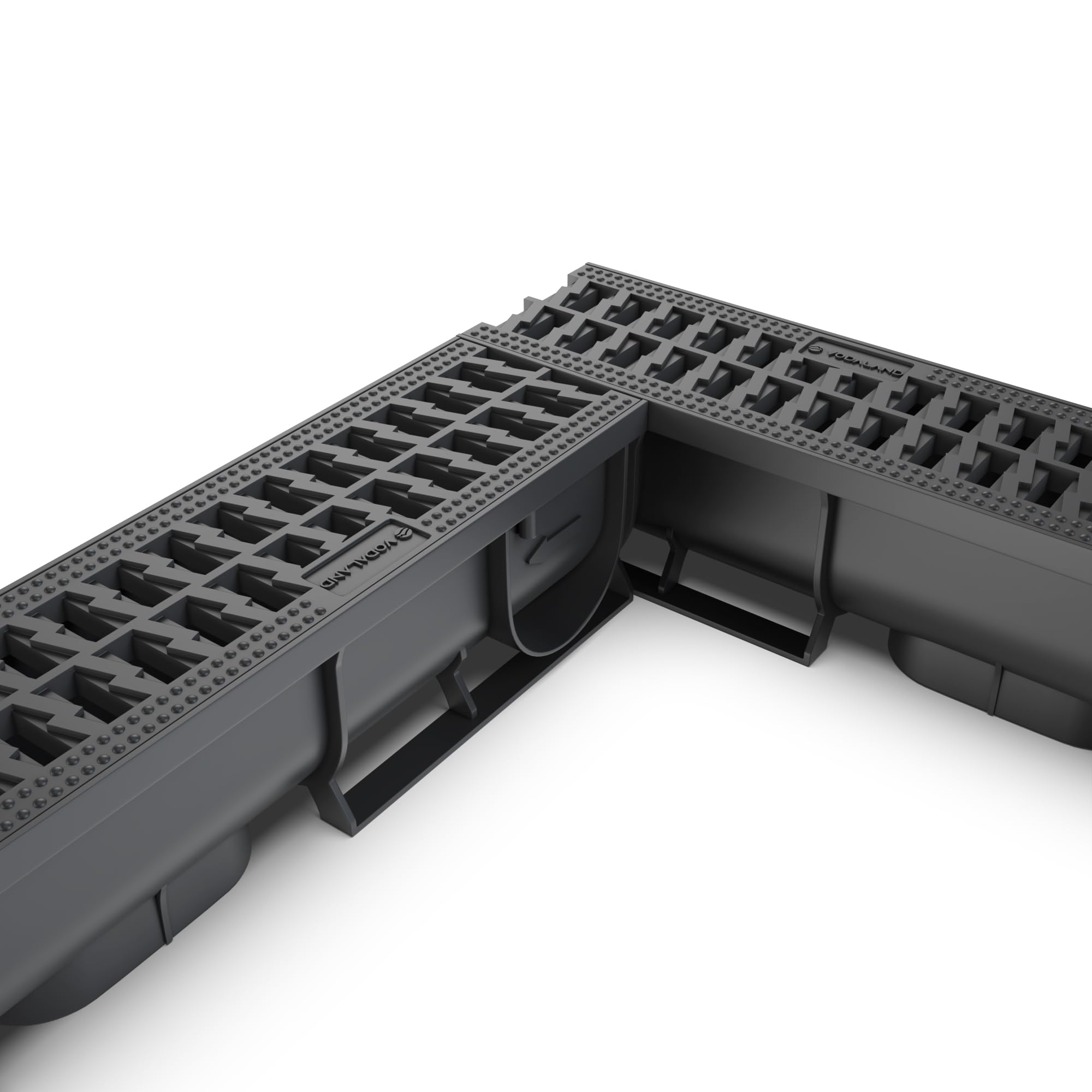 Vodaland - 3 Inch Trench Drain System With Outlet! - Black (3) on ...