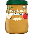 Amazon.com: Beech-Nut Organic Baby Food Jars, Organic Apple Puree ...