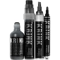 Amazon.com: Krink Super Black Permanent Ink Marker Set - Bold and ...