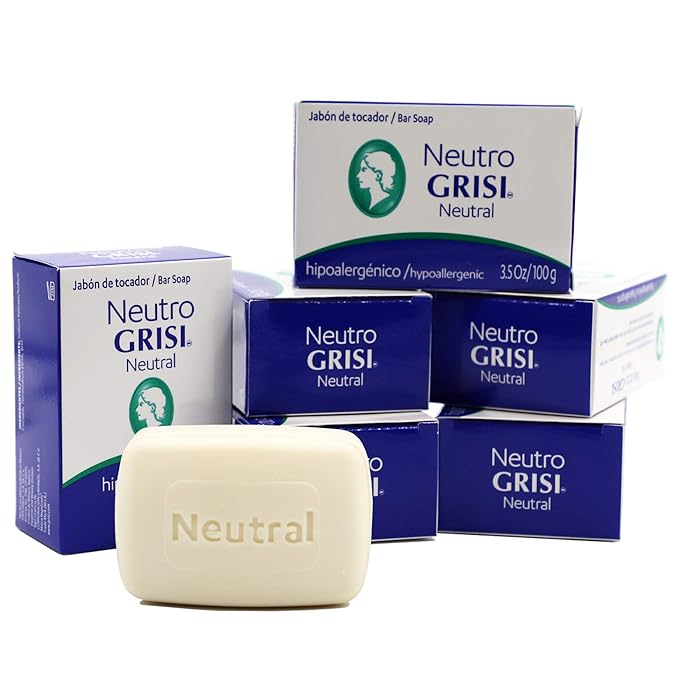 Amazon.com : Grisi Neutral Soap, Cleansing and Hypoallergenic Soap ...