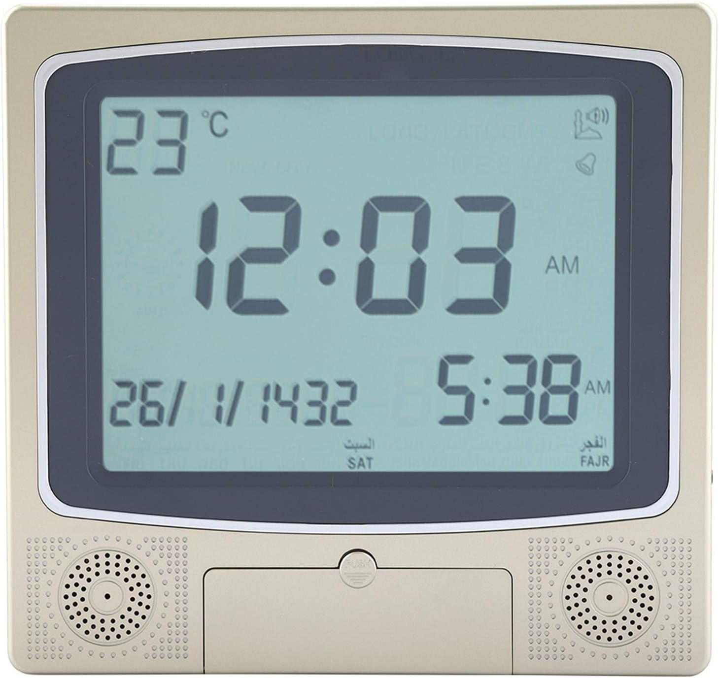 Islamic Azan Alarm Clock Automatic Muslim Mosque Digital Prayer Time ...